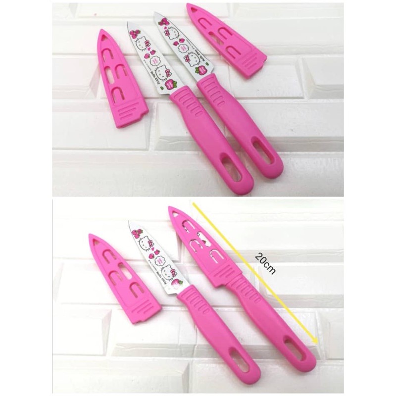 (1pc) Cute Hello kitty knife with cover | Shopee Malaysia
