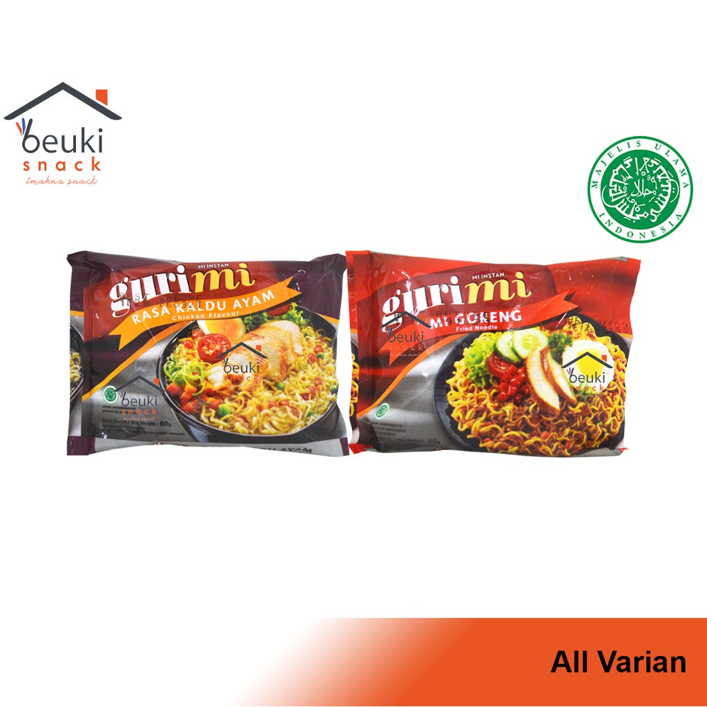 Gurimi Instant Noodles ABC Chicken Broth / Fried Noodles | Shopee Malaysia