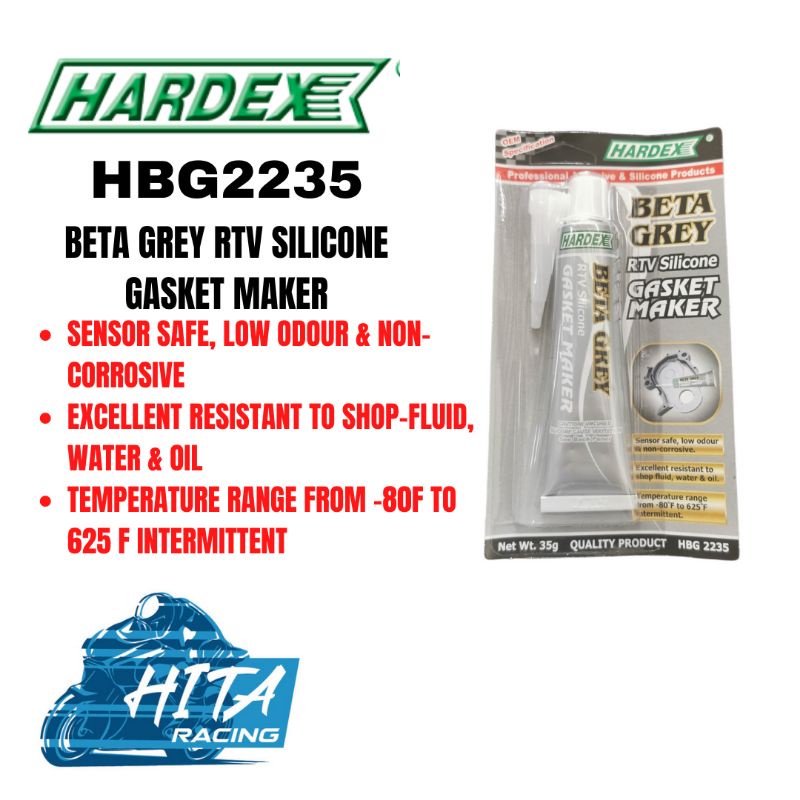 [HARDEX] HBG2235 Grey RTV Silicon BETA GREY Gum Gasket Maker High ...
