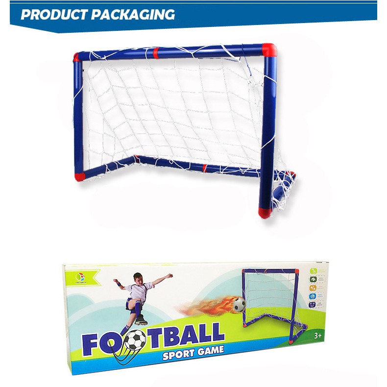 Kids Football Goal Stand Children Football Soccer Goal Post Indoor ...