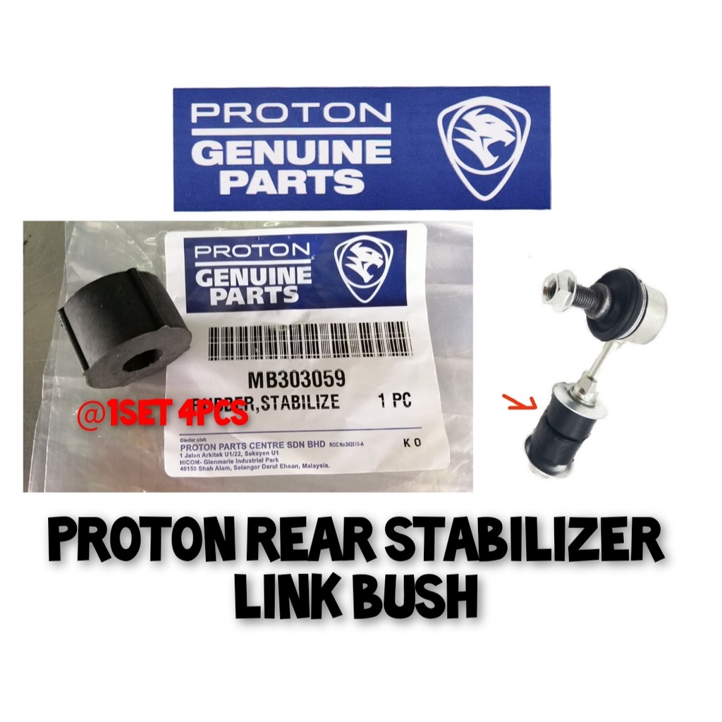 Original Proton Rear Stabilizer Link Bush - Proton Gen2 Wira Preve Waja ...