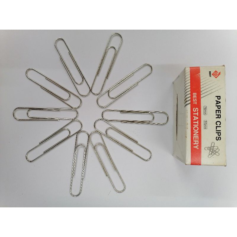 78mm PAPER CLIP - 50pcs | Shopee Malaysia
