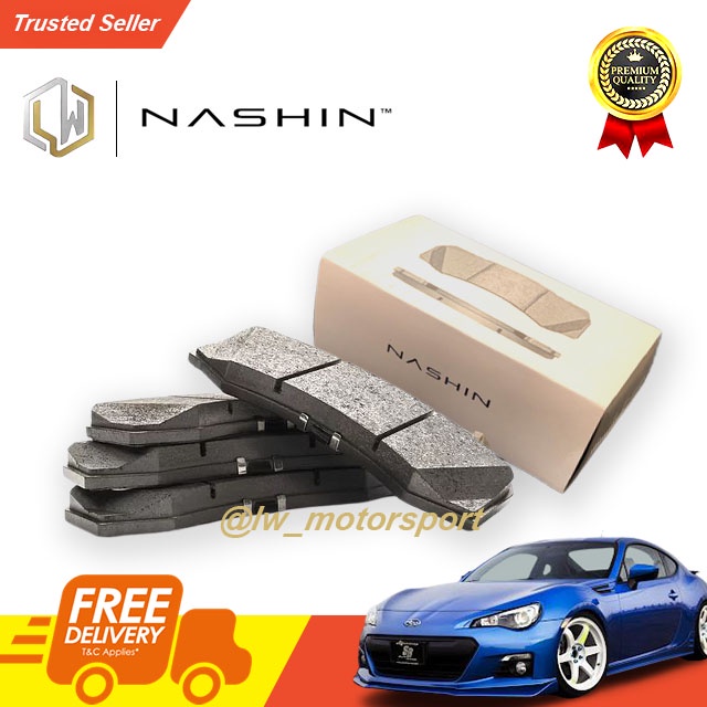 Toyota FT86 GT86 / Subaru BRZ (2012+) - Nashin Performance Brake Pad ...