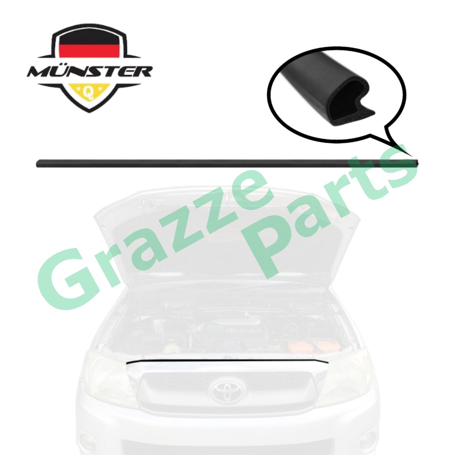 (1pc) Münster Front Upper Radiator Grille Grill Rubber Seal No.1 53397 ...