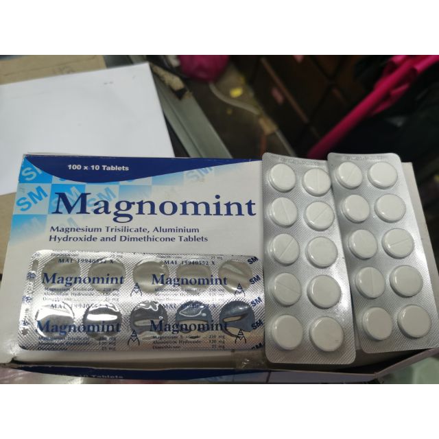 MAGNOMINT 白色胃药片 10 tablets (nov 2025) | Shopee Malaysia