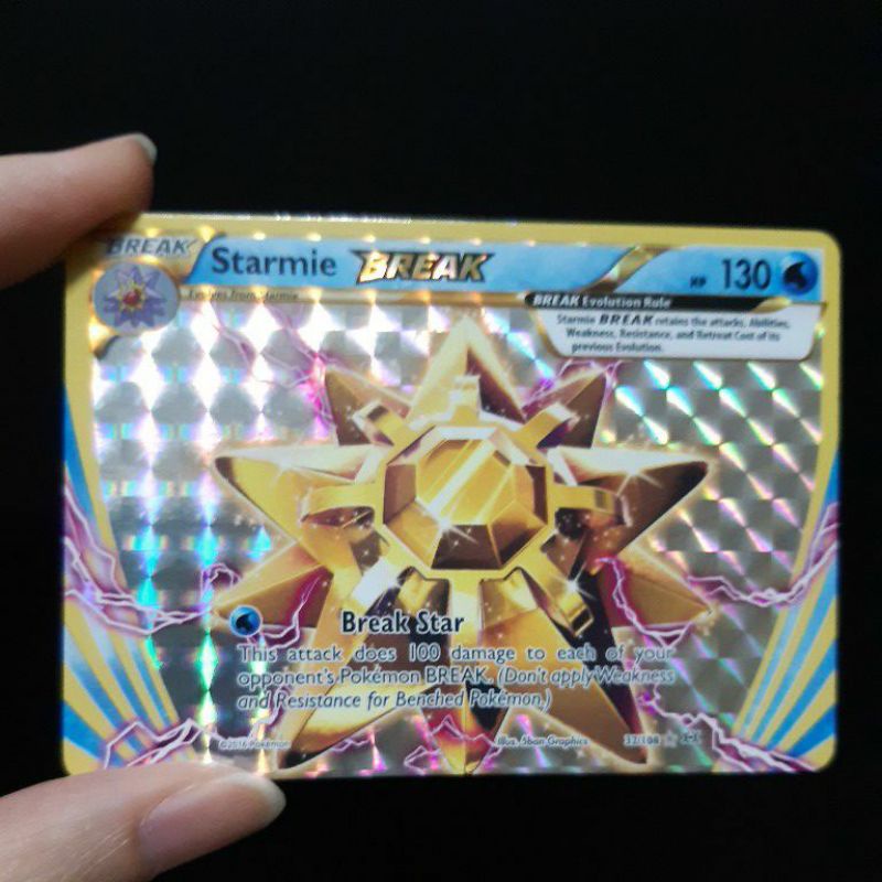 Pokemon Card TCG: XY evolution: Starmie Break -Break Rare 43/108 100% ...