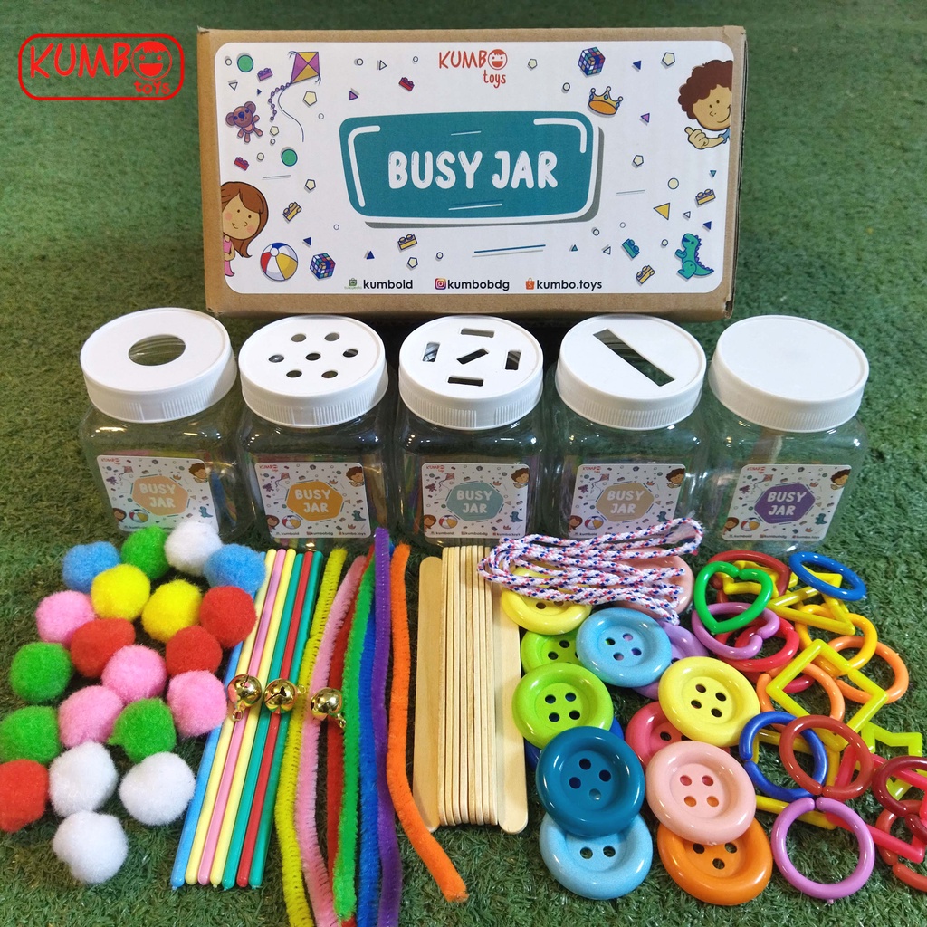 Montessori Busy Jar Fine Motoric Play Sensory Toy | Shopee Malaysia