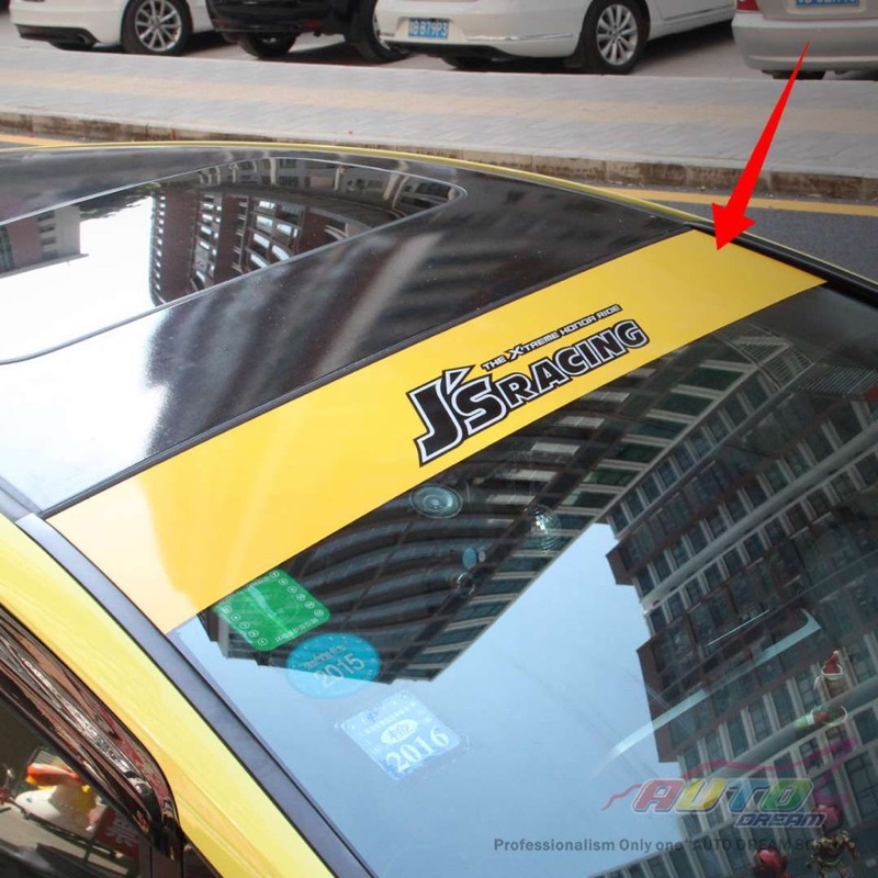 [FAST & READY]K409# JSRacing THE X TREME Windshield Vinyl Decal Car ...
