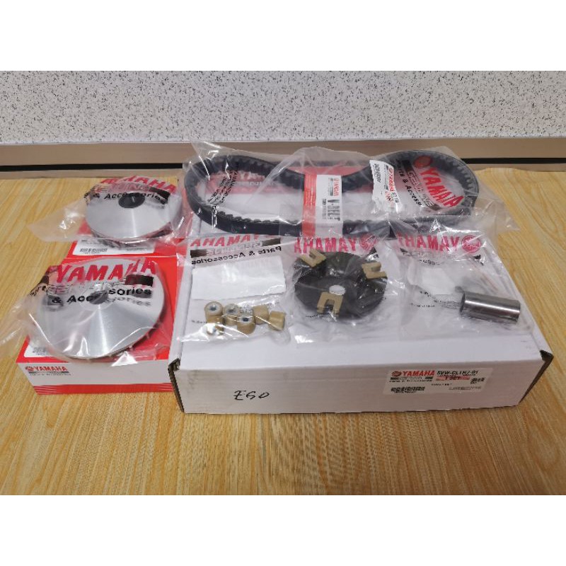 YAMAHA EGO EGO-S FI NOUVO NOUVO LC AVANTIZ SOLARIZ FRONT PULLEY BELTING VBELT V-BELTSL SET ...