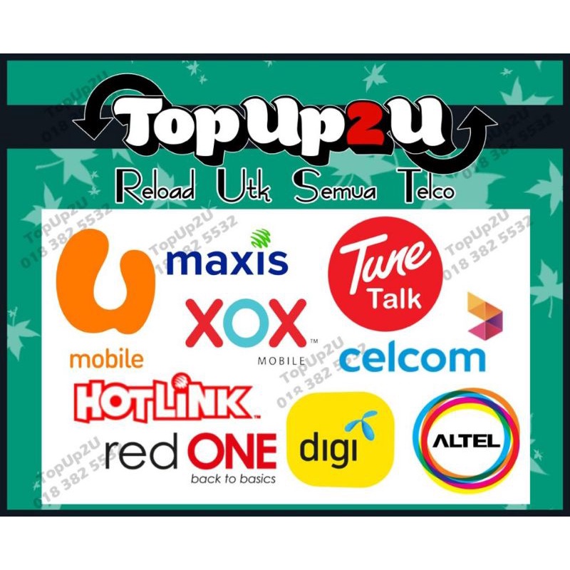 tambah nilai top up prepaid telefon | Shopee Malaysia