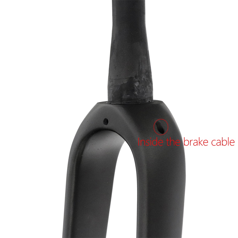 KOCEVLO Carbon Fiber Road Bicycle Front Fork Disc Gravel Fork 1-1/8 ...
