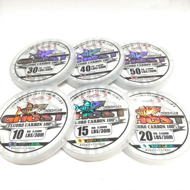 FIXORY GHOST 100%FLUOROCARBON 30M LEADER | Shopee Malaysia