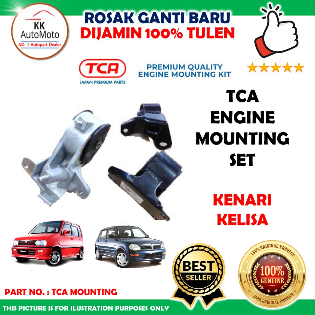 1 Set - TCA Engine Mounting Kenari Kelisa | Shopee Malaysia