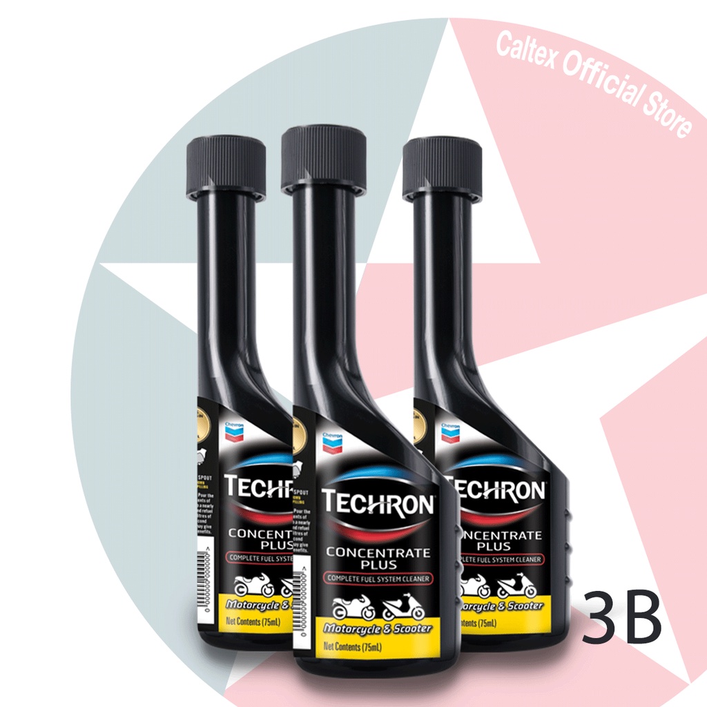 CALTEX Techron Concentrate Plus For Motorcycle Fuel System Cleaner ...