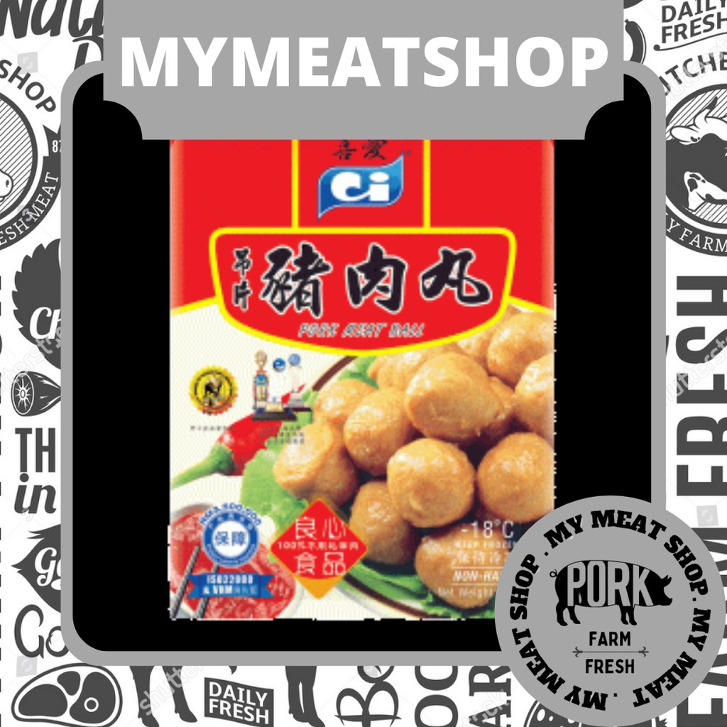 🔥 READYSTOCK 🔥 喜爱 PORK MEATBALL (BIG) Steamboat/Meatball/Pork/Meat ...