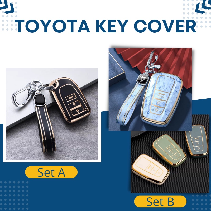 Toyota TPU Car Key Cover Vios Yaris Toyota Camry Corolla Altis CHR RAV4 ...