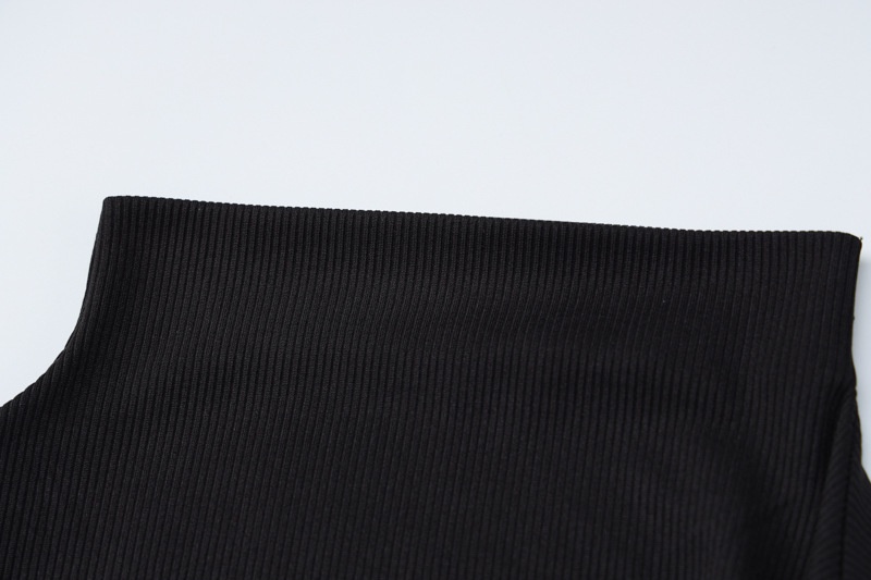U-sweety Women Fashion Solid Color Turtleneck Slim Fit Long Sleeve ...