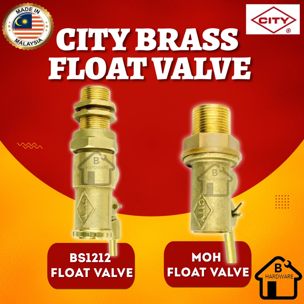 CITY BRAND WATER TANK LEVEL CONTROLLER FLOAT VALVE 1/2" (15mm) MOH ...