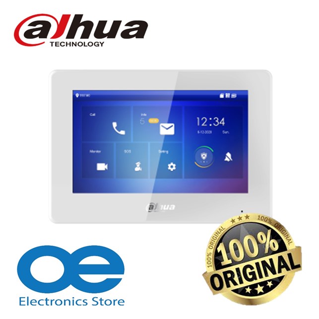 DAHUA VTH5421HW Network 7" TFT Capacitive Touch Screen With 2.5D Screen ...