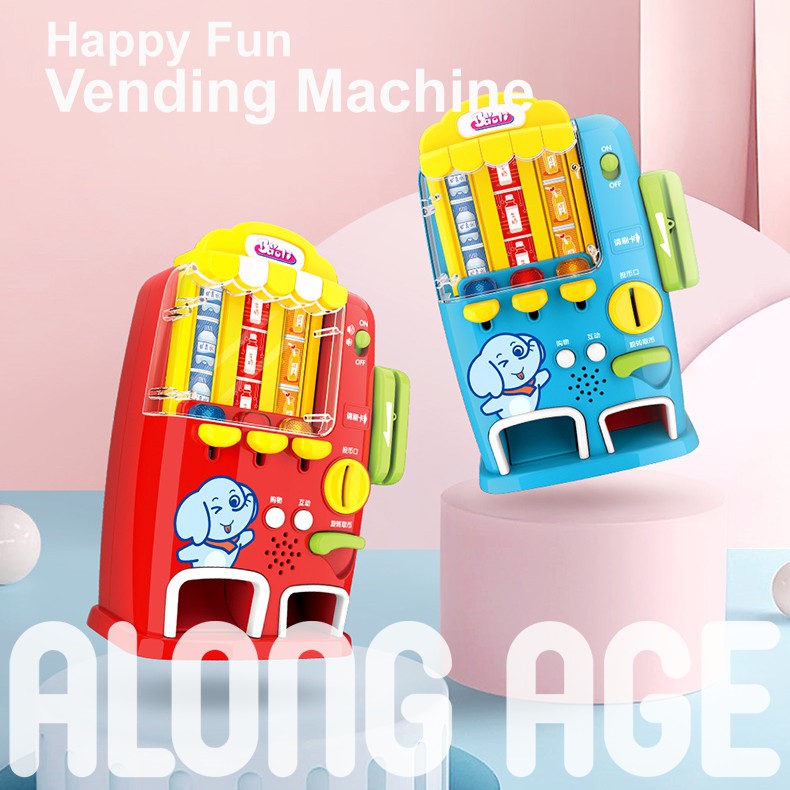 Children Pretend Play Vending Machine Toys Electronic Drink Machines ...