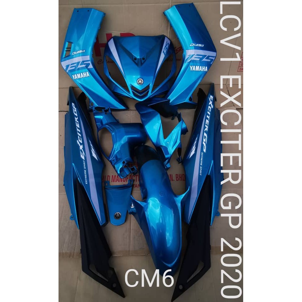 LC135 (V1) HLD COVERSET - Exciter GP 2020 (CM6 CYAN) | Shopee Malaysia
