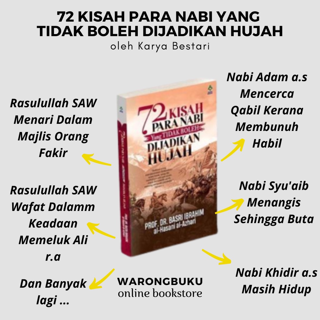 Karya Bestari - 72 Kisah Para Nabi Yang Tidak Boleh Dijadikan Hujah ...