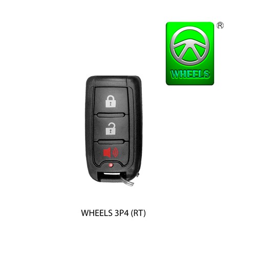 WHEELS Car Alarm System 13 PIN Vehicle Security (3P4-XC333) 3 button ...