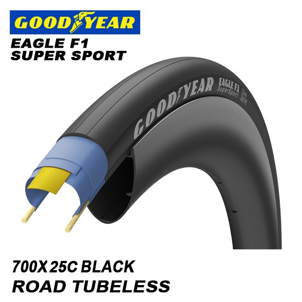 Goodyear Eagle F1 Super Sport 700c Road Bike Tire 25c 28c Clincher ...