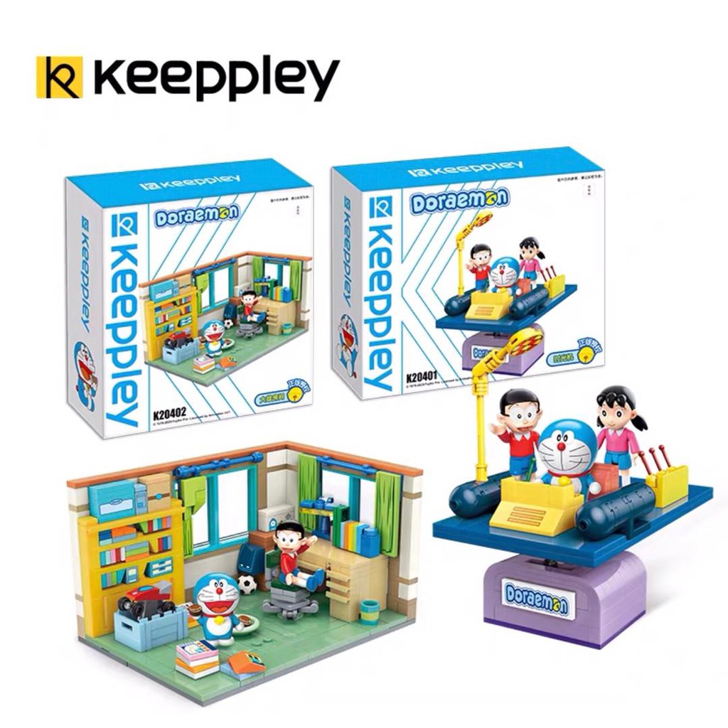 KEEPPLEY DORAEMON TIME MACHINE K20401 & NOBITA'S ROOM K20402 | Shopee ...