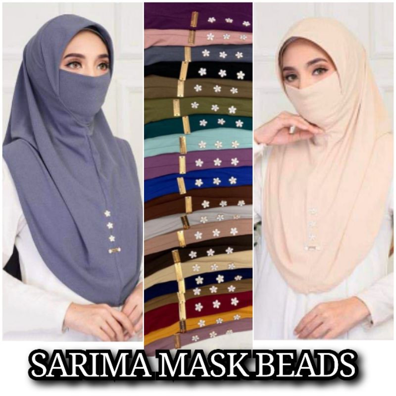 SARIMA MASK BEADS (BORONG 20 HELAI) | Shopee Malaysia