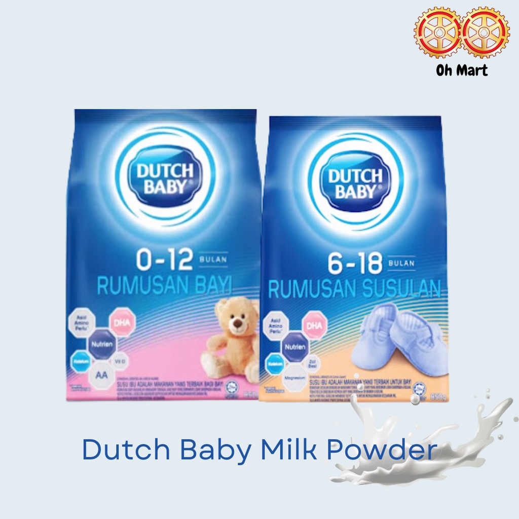 Dutch Baby Milk Powder 0-12/6-18 Month 850/900g | Shopee Malaysia
