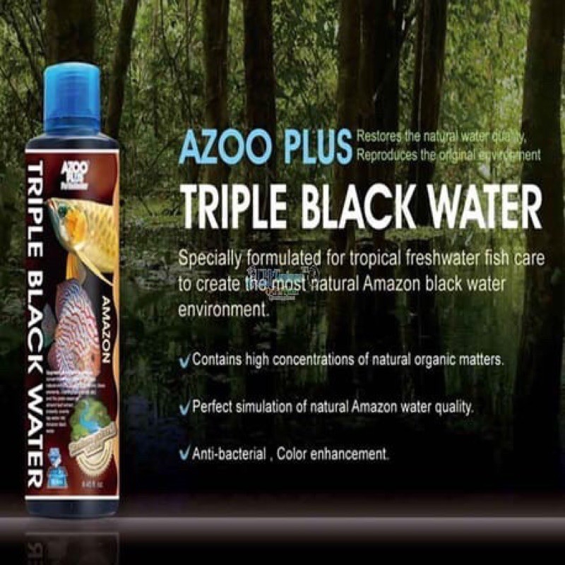 Azoo Triple Black Water Fish Care-1000ml-500ml-250ml | Shopee Malaysia