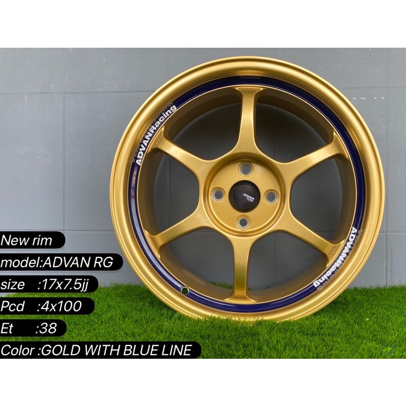 ADVAN RG New sport rim 17inch 4x100 5x100 johor baru | Shopee Malaysia