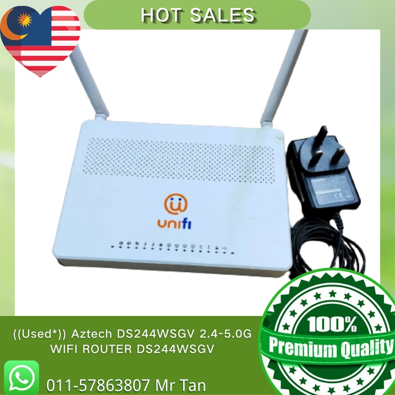 ((Used*)) Aztech DS244WSGV 2.4-5.0G WIFI ROUTER DS244WSGV | Shopee Malaysia