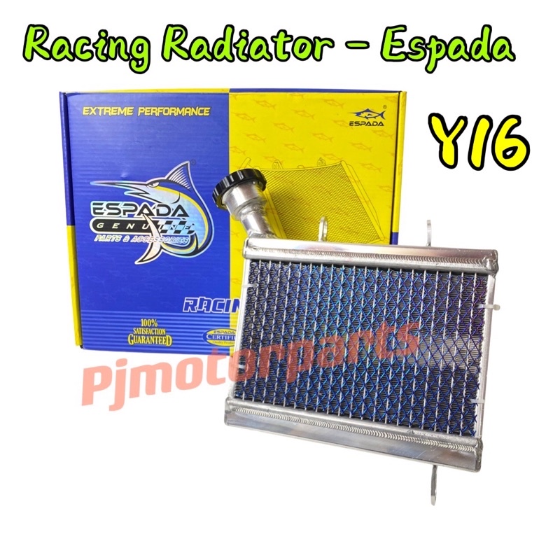 Y16 Y16ZR (Big) (Original ESPADA) Racing Titanium Steel Radiator Tank ...