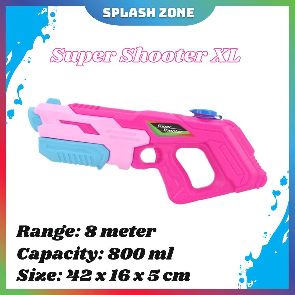Big Size Water Blaster Shooter Soaker Water Gun Toy Pool Beach Activity ...