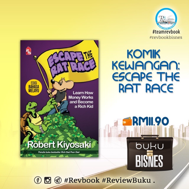 Komik Kewangan: Escape The Rat Race Edisi Bahasa Melayu | Shopee Malaysia