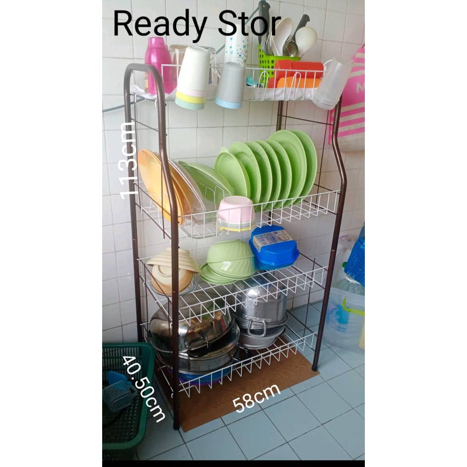 Plate Rack / Rack Dapar / rack Pinggan dan mangkuk | Shopee Malaysia