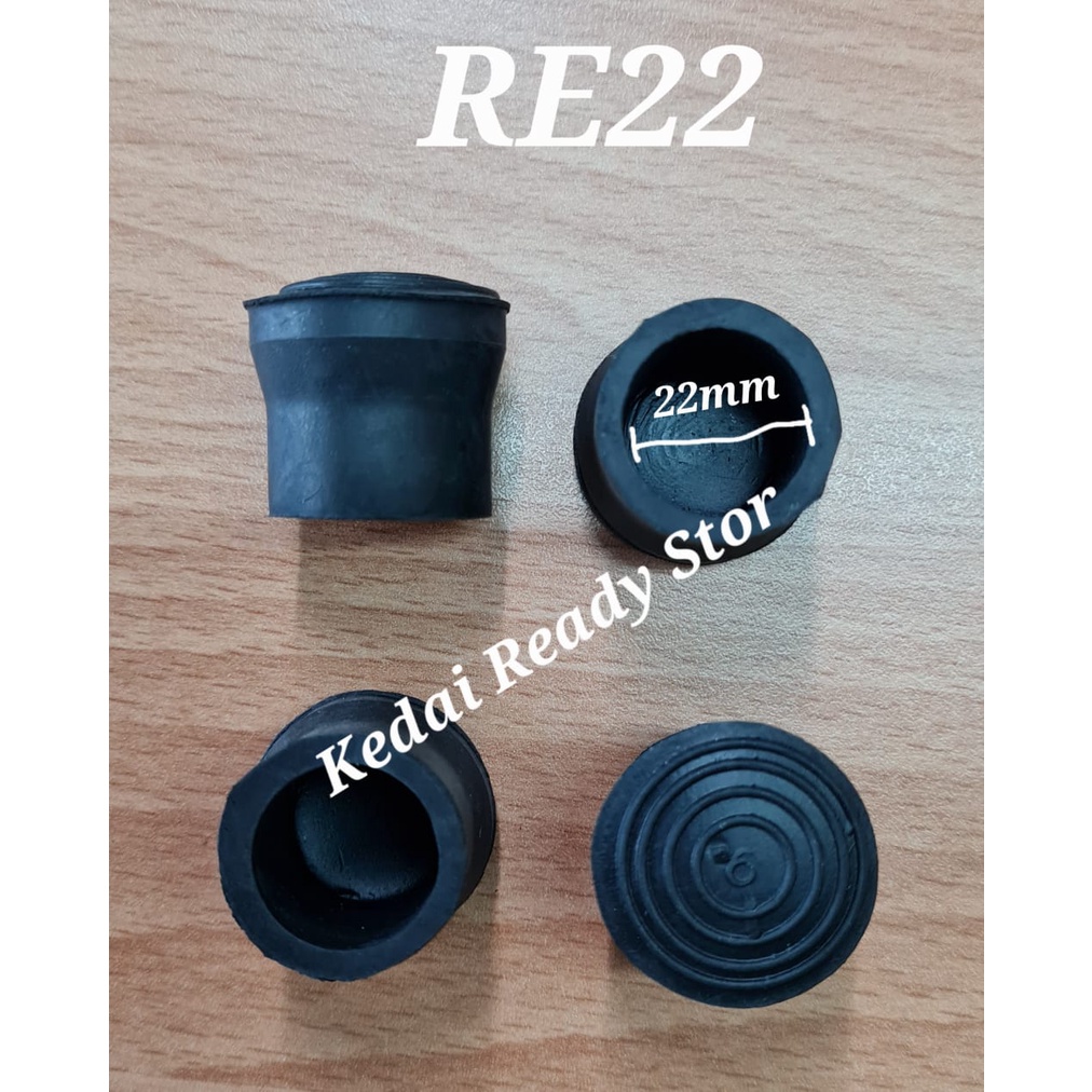 Round external Cap Rubber Cover Getah Hitam Kaki Meja Furniture Foot ...