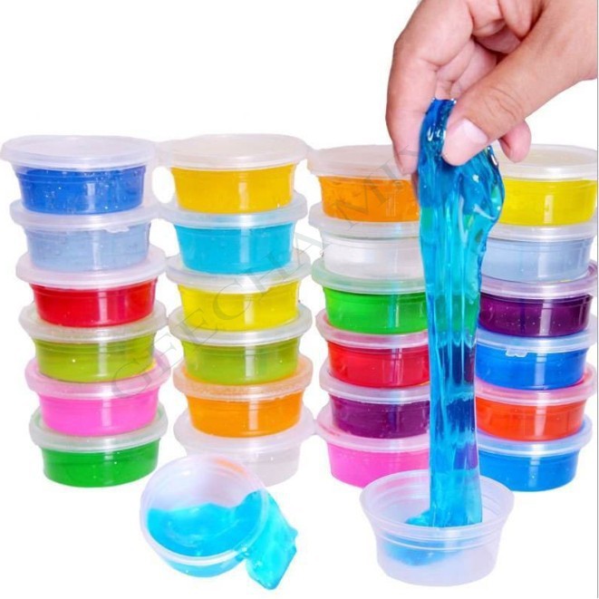 🔥Ready Stock🔥DIY Slime Crystal Slime Kids Toy Slime 12 Colors Set ...