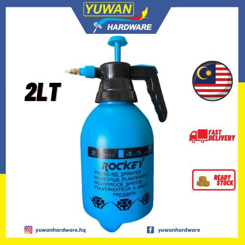 Spray Racun / Penyembur Racun / Sembur Pokok / Pressure Sprayer 2 Liter ...