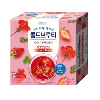 [Damtuh] Korea Damtuh Cold Brewed Strawberry Hibiscus Herb Tea (1.5g x ...
