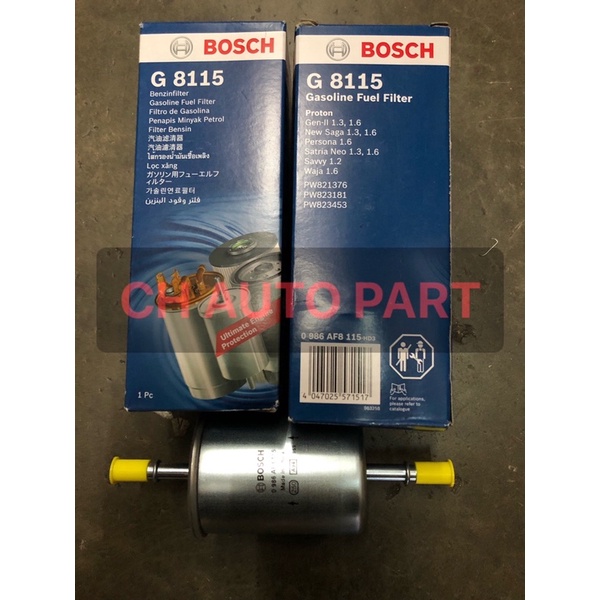BOSCH FUEL FILTER ORIGINAL PROTON WAJA,BLM,GEN2,PERSONA,EXORA,SATRIA ...
