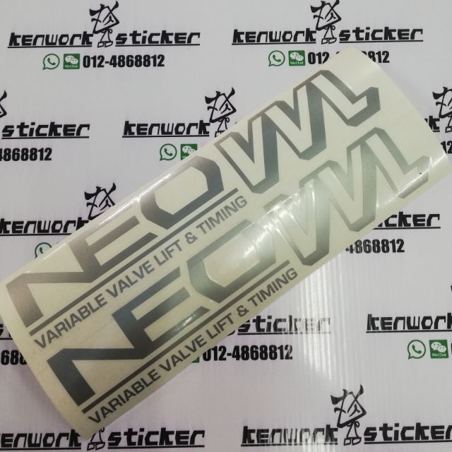 Sticker neo vvl (side) | Shopee Malaysia