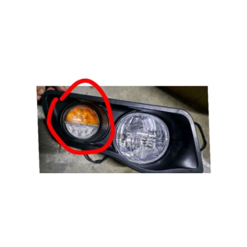 MCC, PIAK JUNGLE front bull bar Original fog lamp, signal & plastic ...