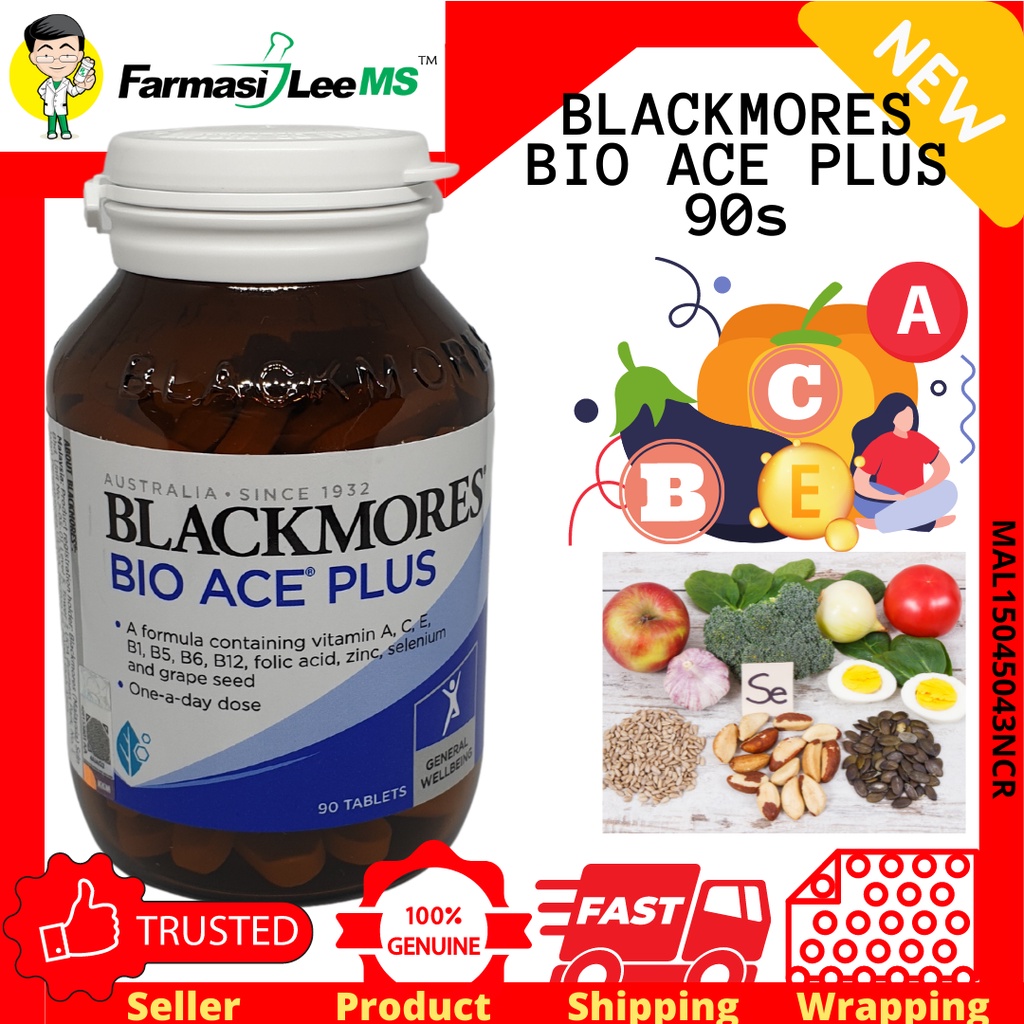 Blackmores Bio Ace Plus 30's / 90's (Exp 01/2026) | Shopee Malaysia