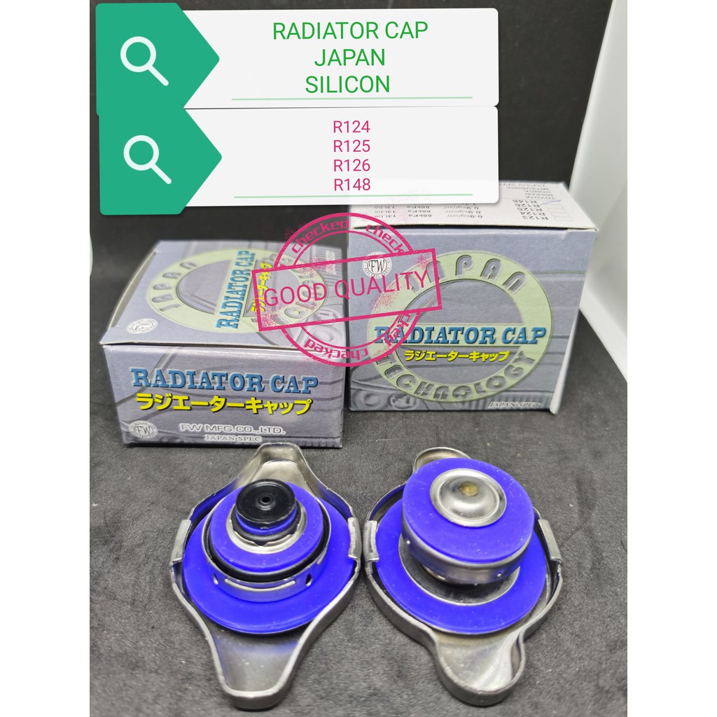 RADIATOR CAP SILICON JAPAN SPEC R124,R125,R126,R148 ~HOT~ | Shopee Malaysia