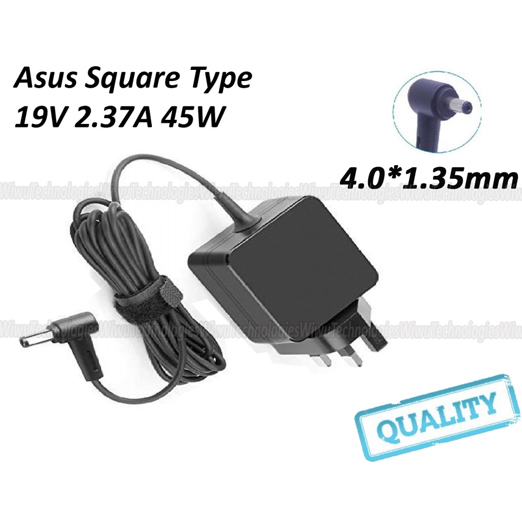 Asus Square Type 19V 2.37A (45W) 4.0mm*1.35mm Asus Vivobook X202 S200 ...