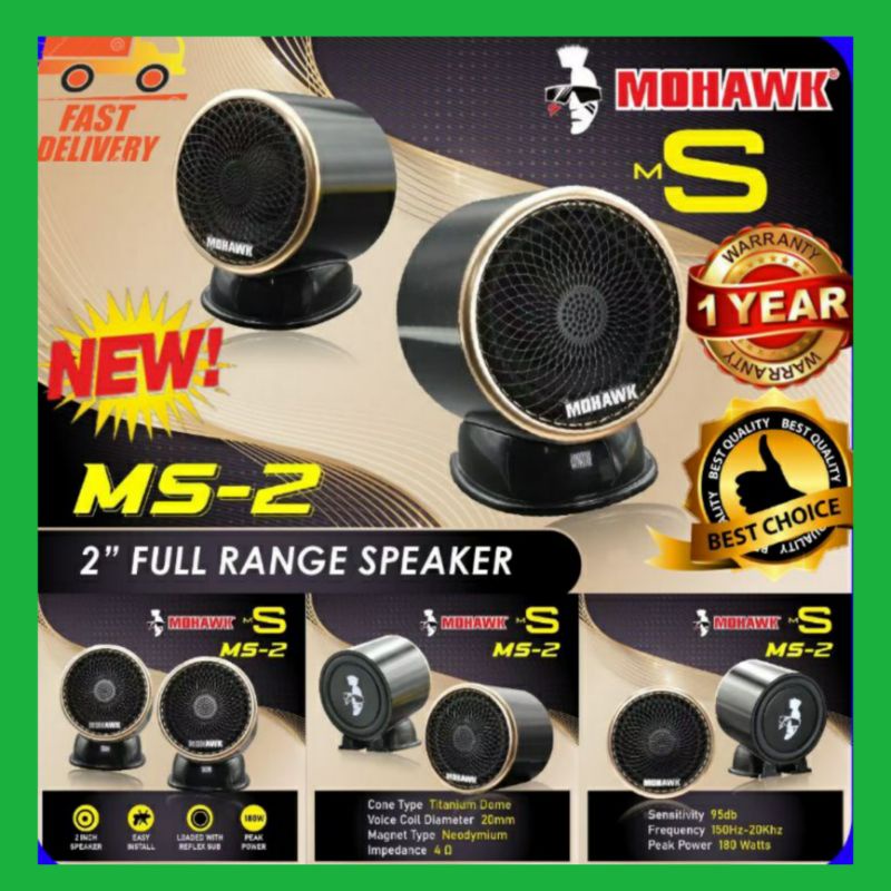 💥Mohawk New Ms Series 2 " Full Range Speaker #New Series #Ms Series # ...