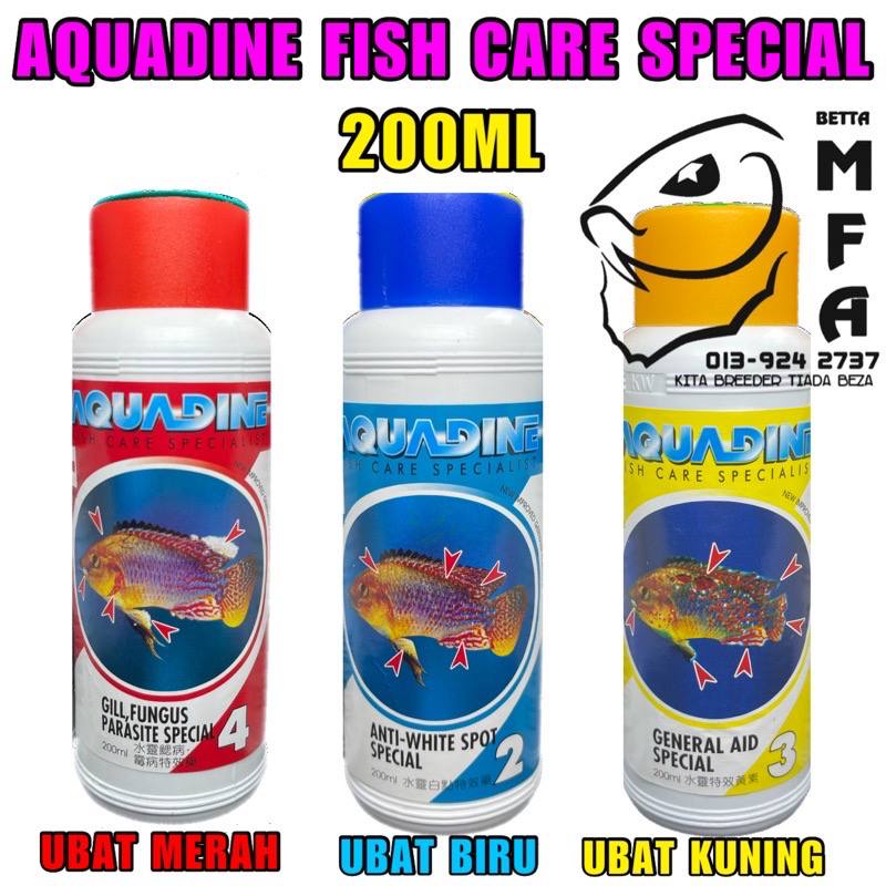 AQUADINE FISH CARE SPECIAL / UBAT MERAH | Shopee Malaysia